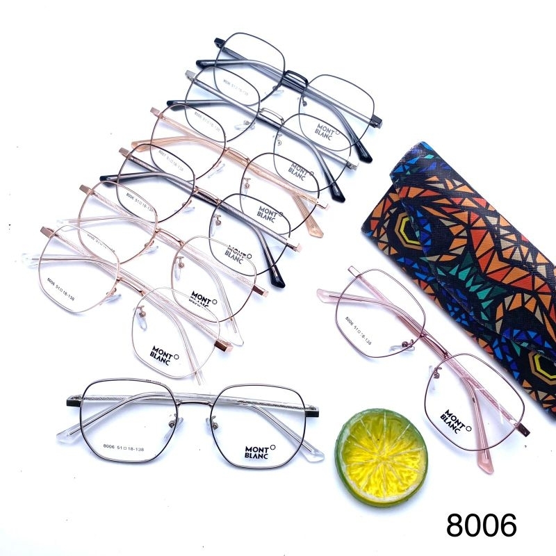 Jual Nnkacamata Frame kotak pria wanita bahan besi 8006 | Shopee Indonesia