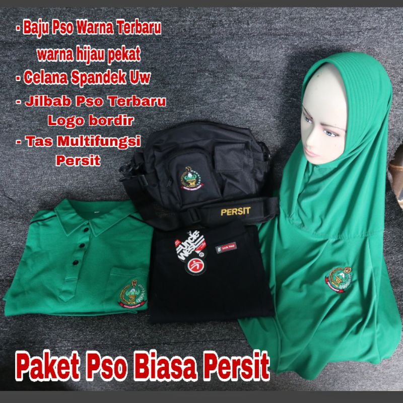 Jual Paket Hemat Pso Nusantara Wajib Persit jilbab Terbaru Logo bordir | Shopee Indonesia