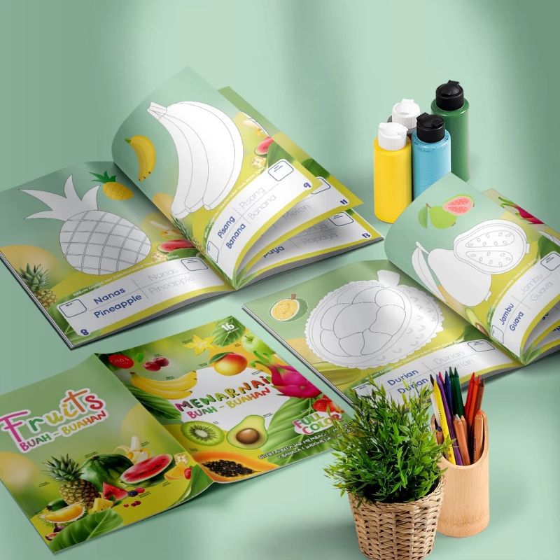 Jual buku mewarnai colouring buku full colour buku menggambar | Shopee ...