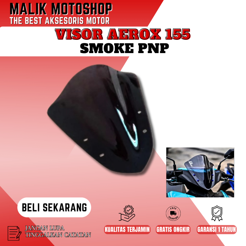 Jual pisor aerok Windshield visor aerox aksesoris motor Aerox 155 ...