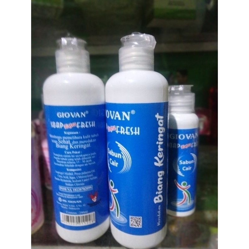 Jual Giovan besar extra sabun biang keringat 240ml | Shopee Indonesia