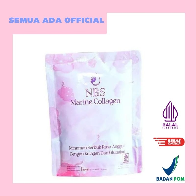 Jual NBS Skincare Marine Collagen 50ml Minuman Pencerah Kulit | Shopee Indonesia