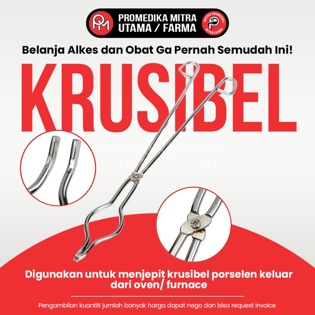 Jual Tang Krusibel Stainless Steel (30 cm) | Shopee Indonesia