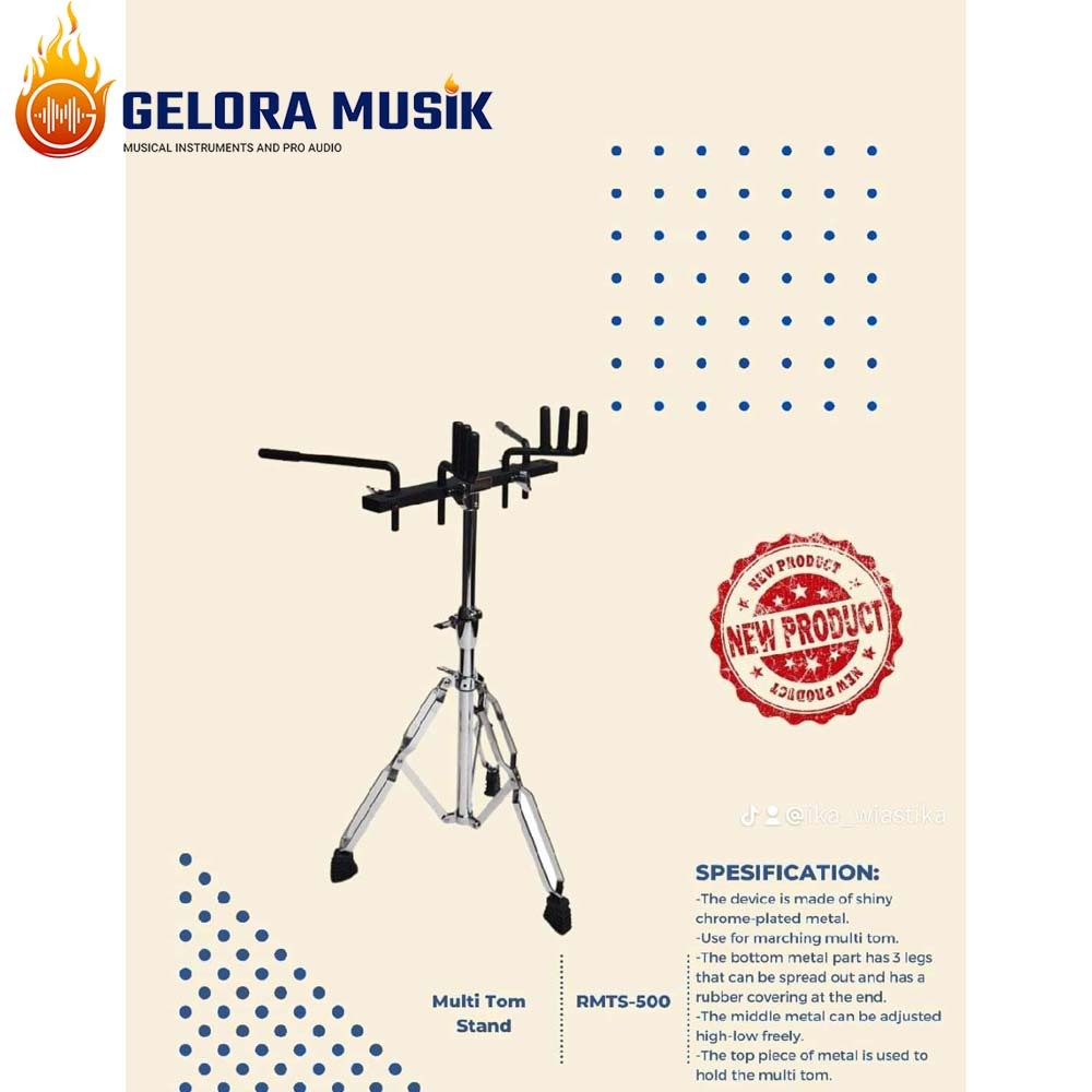 Jual Stand Marching Multi Tom Royale RMTS-500 | Shopee Indonesia