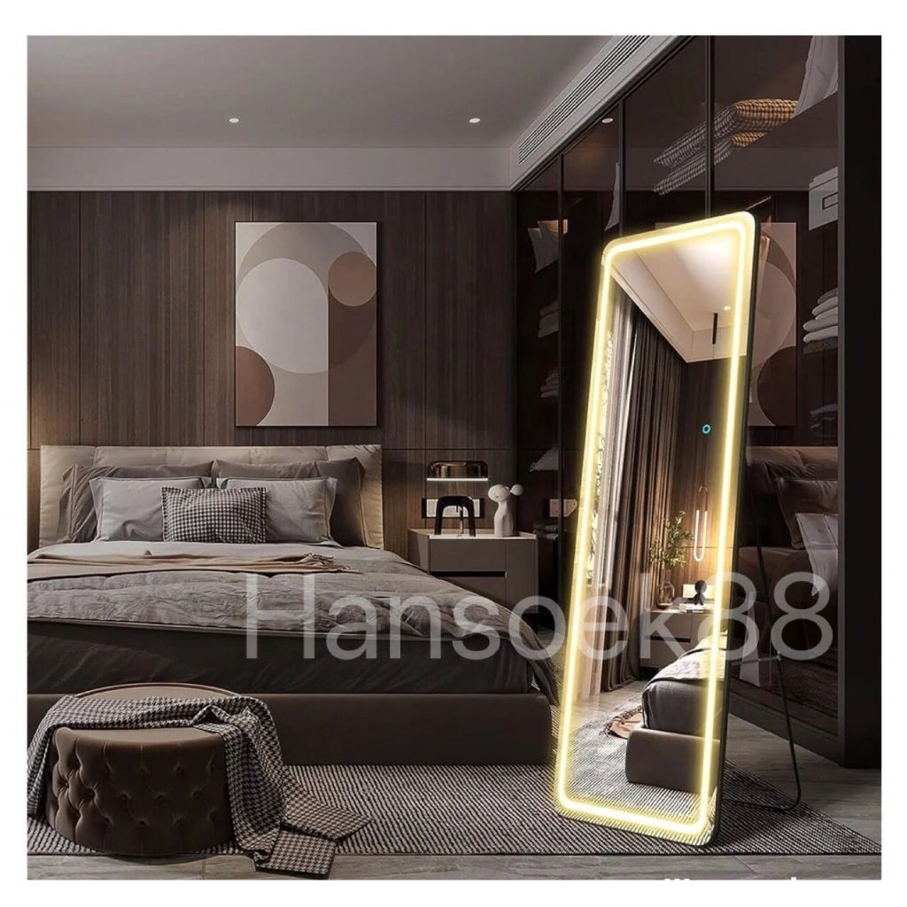 Jual Standing Mirror LED ukuran 156 x 47,5 cm | Shopee Indonesia