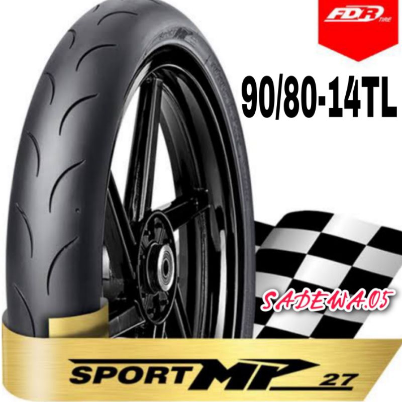 Jual FDR MP27 SOFT COMPOND MATIC 90/80-14 TUBELESS | Shopee Indonesia