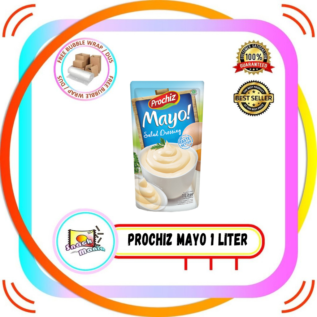 Jual Prochiz Mayo Salad Mayones ~ 1 Liter Mayonais Mayonnaise | Shopee ...