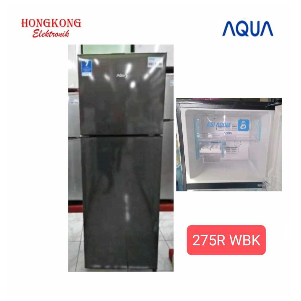 Jual KULKAS AQUA Kulkas 2 Pintu AQR-D275R-WBK INVERTER- ASI ROOM | Shopee Indonesia