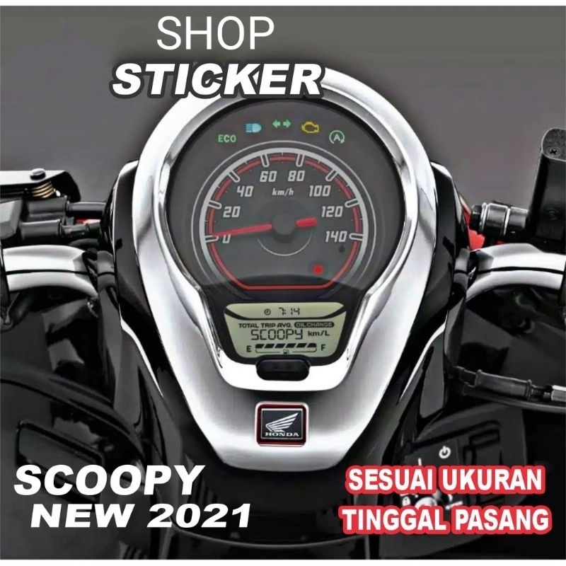 Jual Stiker scoopy Sticker Antigores Pelindung Spidometer Scoopy 2021 ...