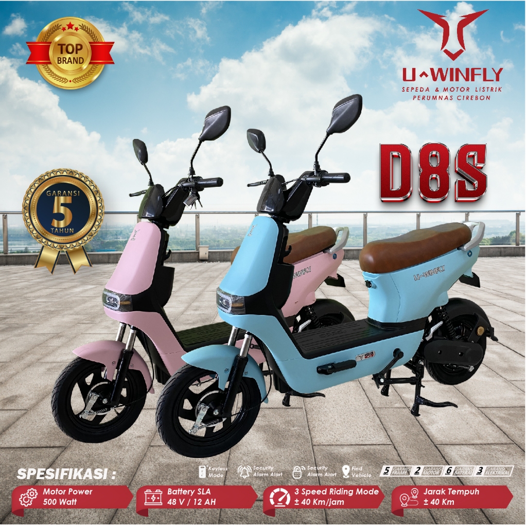 Jual Sepeda Listrik Uwinfly D8S dengan Kunci NFC Sistemnya | Shopee ...