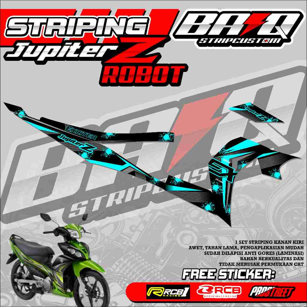 Jual STICKER STRIPING JUPITER Z ROBOT - STRIPING JUPITER Z ROBOT ...
