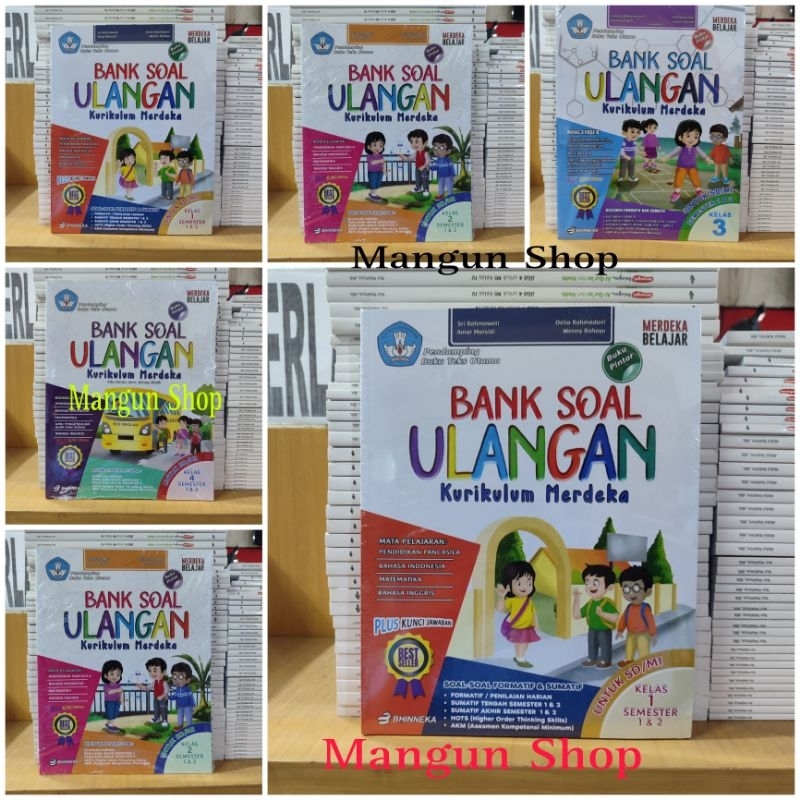Jual Buku Bank Soal Ulangan Kelas 1,2,3,4,5,6 SD Semester 1 & 2 Kurikulum Merdeka | Shopee Indonesia