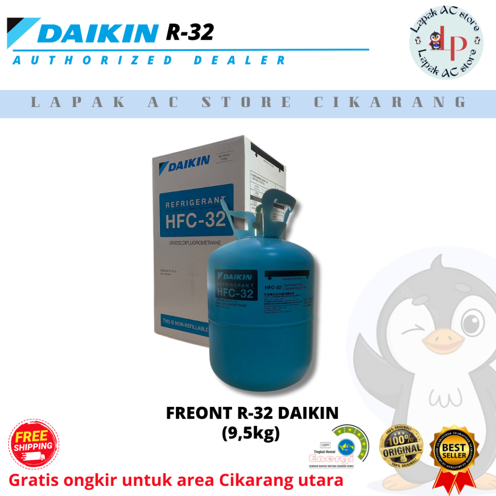 Jual FREONT R32 DAIKIN 9,5 Kg | Shopee Indonesia