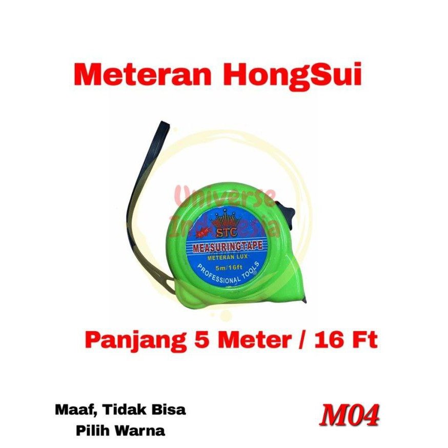 Jual METERAN HONGSUI HONG FENG SUI CHINA 5 METER | Shopee Indonesia