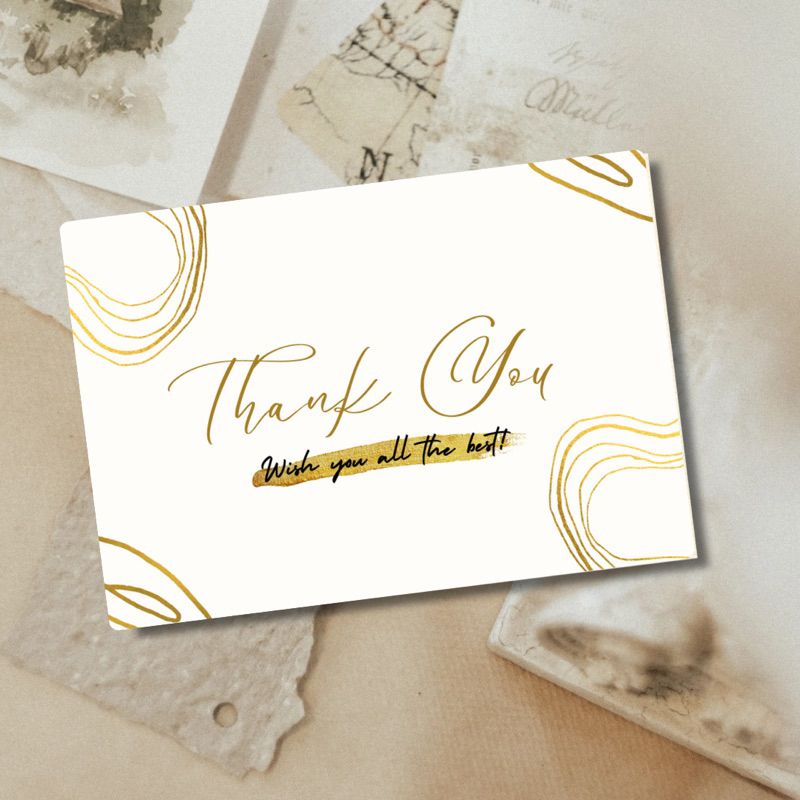 Jual CUSTOM KARTU UCAPAN AESTHETIC/GREETING CARD/GIFT CARD | Shopee ...