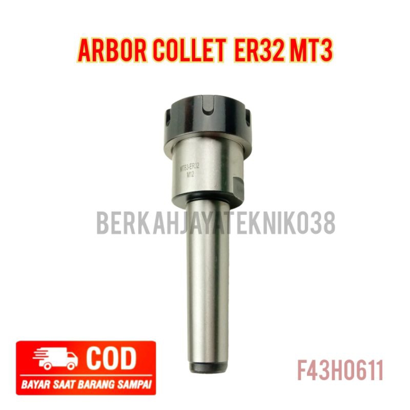 Jual hower Arbor collet MTB3 ER32 drat m12 Cocok untuk mesin bor frais ...