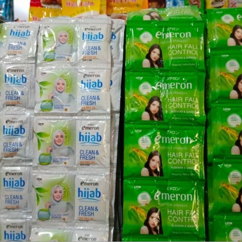 Jual Shampoo emeron 10 ml isi 24 pcs / Emeron Shampoo Renceng / Shampoo ...