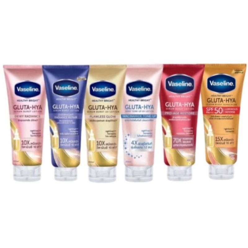 Jual Vaseline Gluta Hya Original 200ml 330ml Serum Body Lotion Badan ...