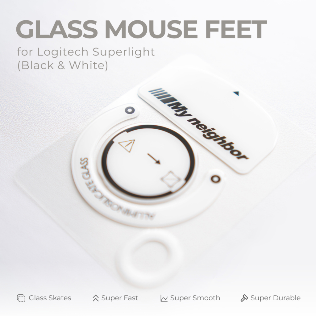 Jual MYNK Glass Mouse Feet Superglide for Logitech G Pro X Superlight ...