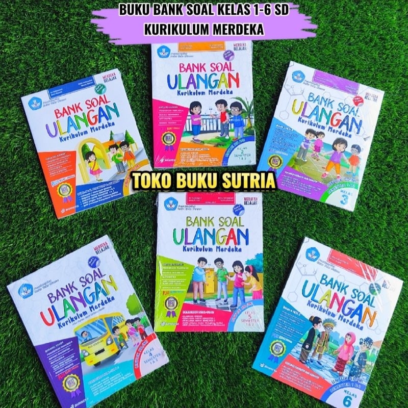 Jual BUKU BANK SOAL ULANGAN KURIKULUM MERDEKA KELAS 1-6 SD | Shopee Indonesia
