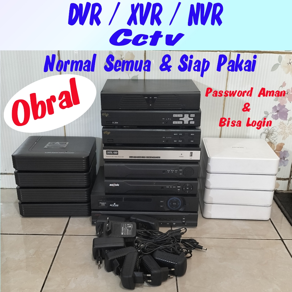 Jual DVR Cctv Berbagai merk Normal siap pakai | Shopee Indonesia