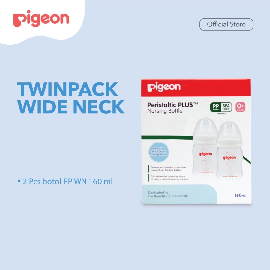 Jual Pigeon Twin Pack Bottle Wide Neck 160Ml | Shopee Indonesia