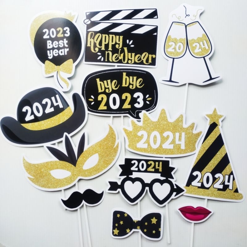 Jual NEW YEAR PROPS PHOTOBOOTH TAHUN BARU | Shopee Indonesia