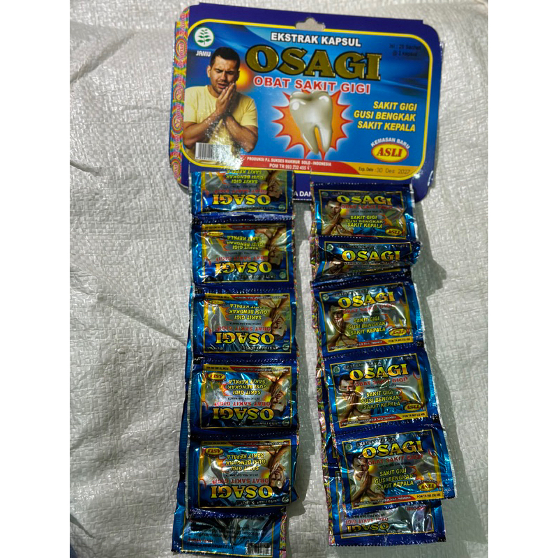 Jual OSAGI BIRU TUA KAPSUL ORIGINAL (SAKIT GIGI) | Shopee Indonesia