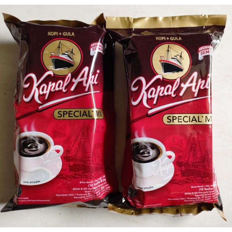 Jual KAPAL API KOPI RENTENG ISI 10 SACHET | Shopee Indonesia