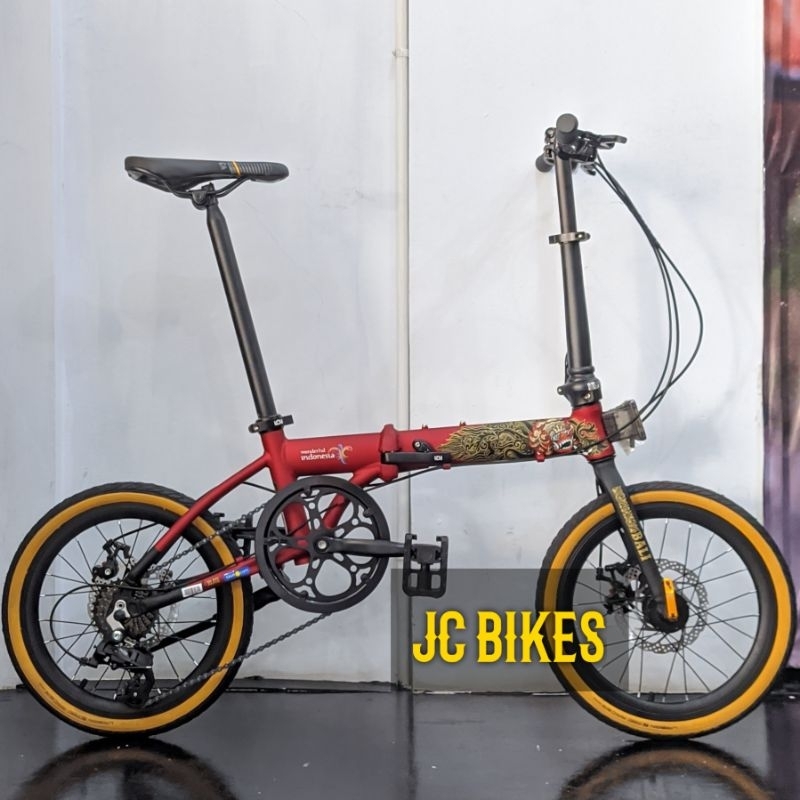 Jual Sepeda Lipat Element FoldX XLite BALI X'Lite 8 Speed 16" Full ...