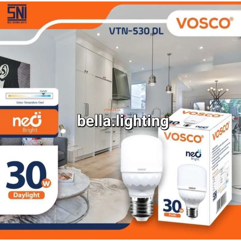 Jual LAMPU LED VOSCO 30 WATT | Shopee Indonesia