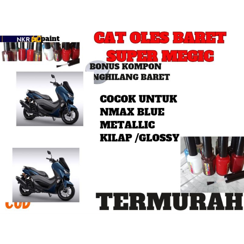 Jual CAT NMAX BIRU METALLIC KILAP/GLOSSY. CAT OLES PENGHILANG BARET ...