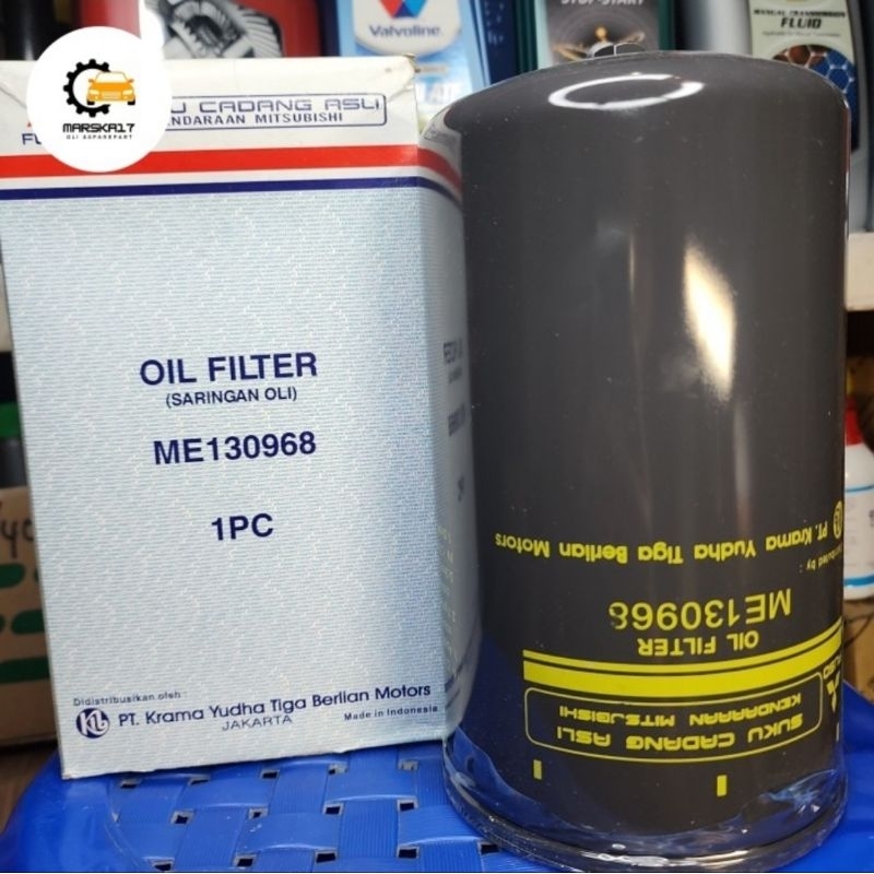 Jual FILTER OLI FUSO ME130968 MITSUBISHI ORIGINAL OIL FILTER | Shopee ...