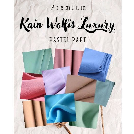 Jual KAIN WOLLPEACH LUXURY BAHAN PREMIUM / kain wolfis / wolfis grade a ...