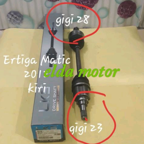 Jual Drive Shaft CV Joint Assy As Roda Depan Komplit Luar Dalam Suzuki Ertiga Matic Sebelah Kiri ...