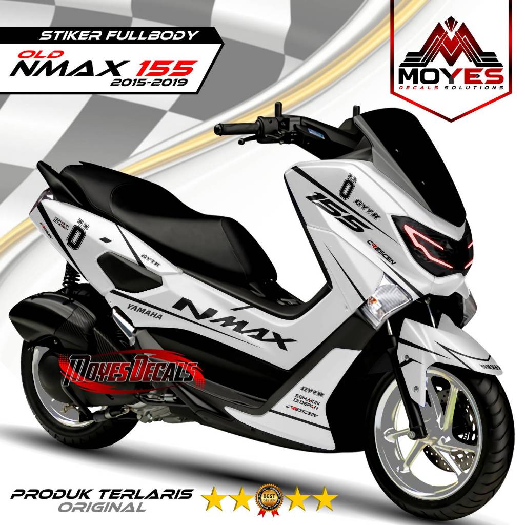 Jual Decal Nmax Old 155 2015-2019 Stiker Fullbody Design Balap 2.0 ...