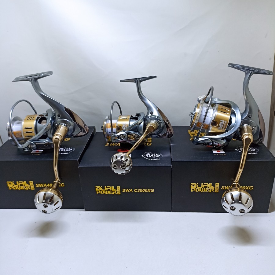Jual REEL SPINNING GTECH DUAL POWER SWA PILIH UKURAN | Shopee Indonesia