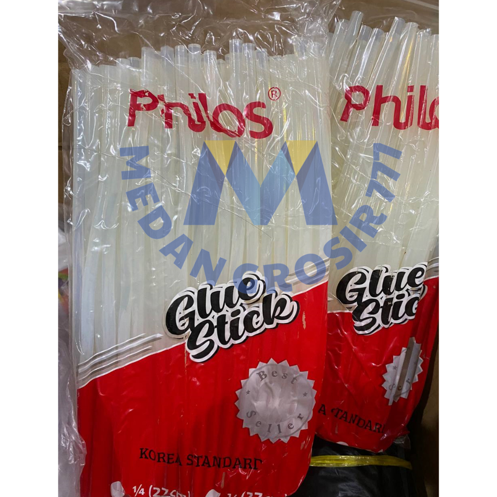 Jual Refill glue gun / isi lem tembak bakar kecil Philos panjang 27 cm ...