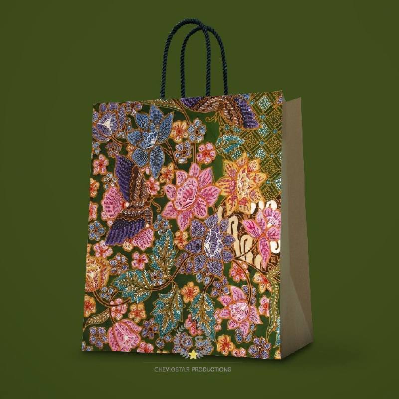 Jual Paperbag Custom Batik Tas Kado Goodie Bag Hampers Semoga berkenan ...