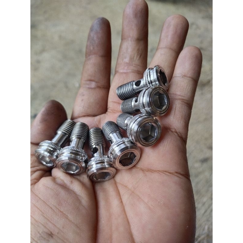Jual Baut selang rem, nepel rem,master rem, baut kaliper stainless anti ...