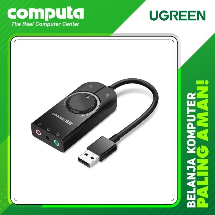 Jual UGREEN USB External Sound Card Audio Stereo 3.5mm | Shopee Indonesia