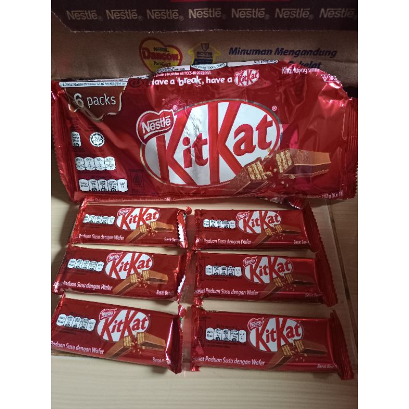 Jual KITKAT ISI 6 BUNGKUS EXP 01/2024 | Shopee Indonesia