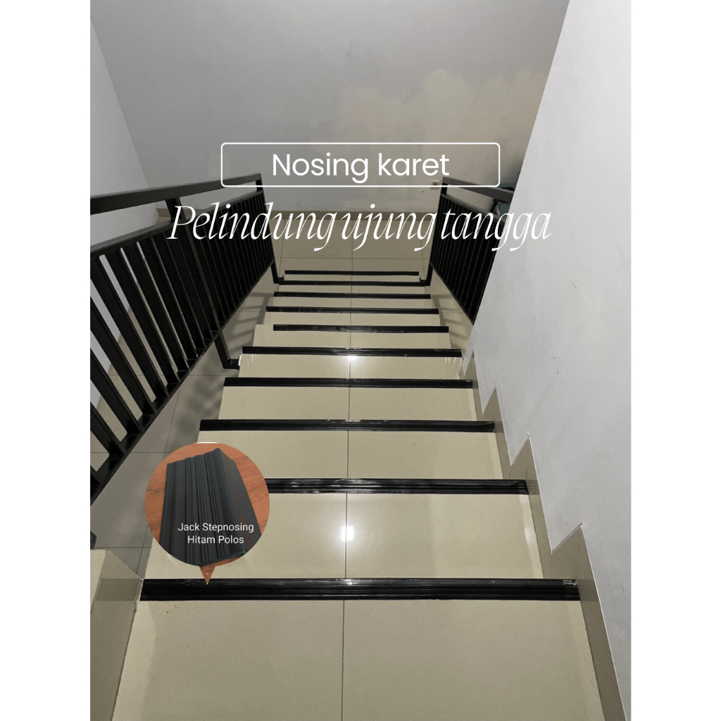 Jual Step Nosing List Tangga Karet Anti Slip | Shopee Indonesia
