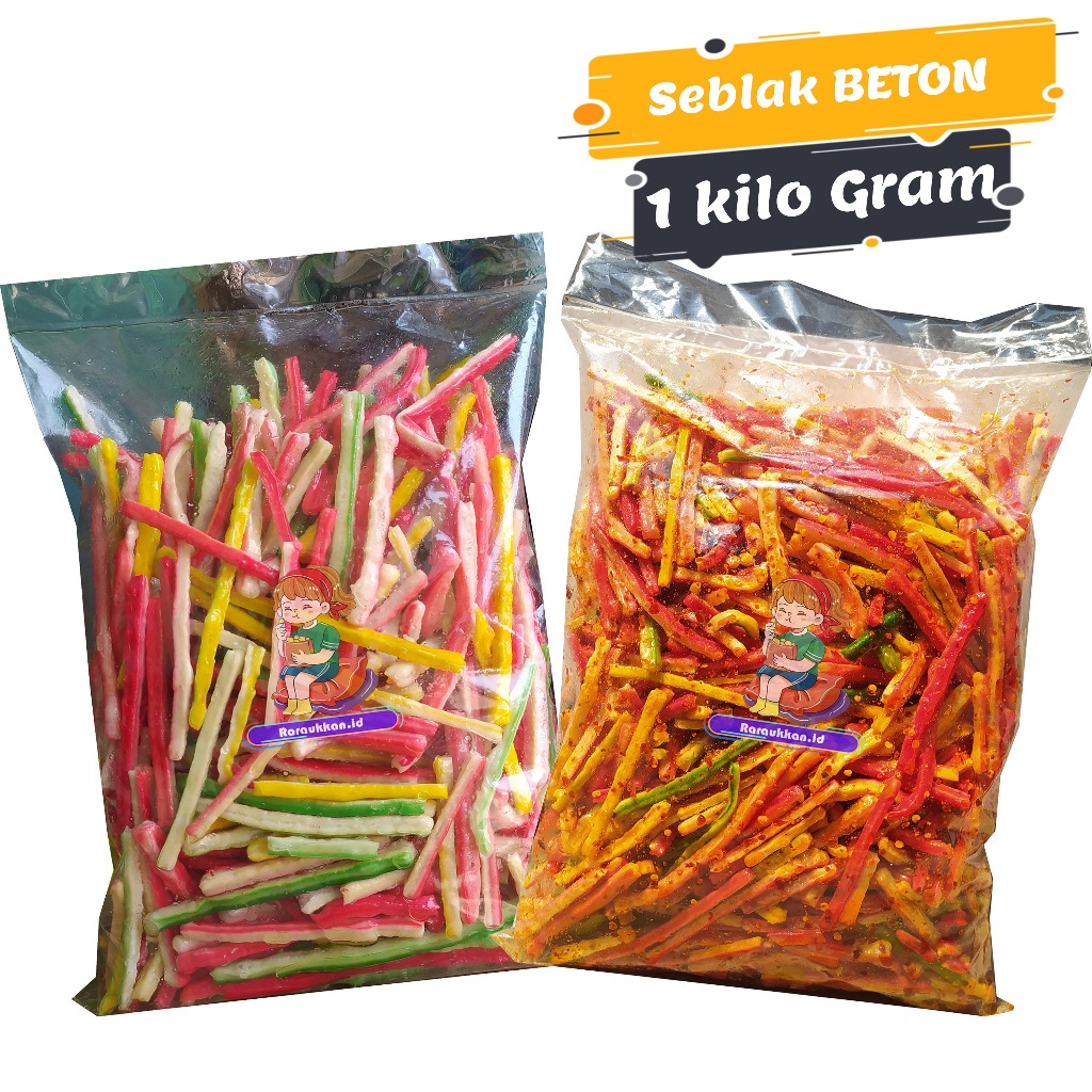 Jual seblak beton kerupuk jaat extra pedas daun jeruk bumbu berlimpah ...