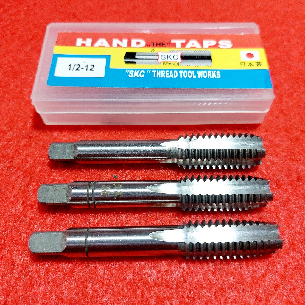 Jual Hand Taps 1/2 x 12 UNC - Mata Tap Baut 19 Kasar Baut Inchi ...