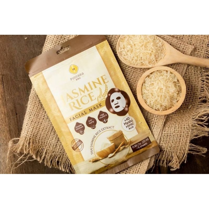 Jual PINNARA Jasmine Rice Sheet Mask | Shopee Indonesia