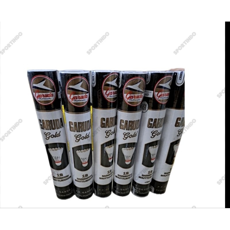 Jual Shuttlecock / Bola Raket / Bola Badminton Merek GARUDA Gold Putih ...