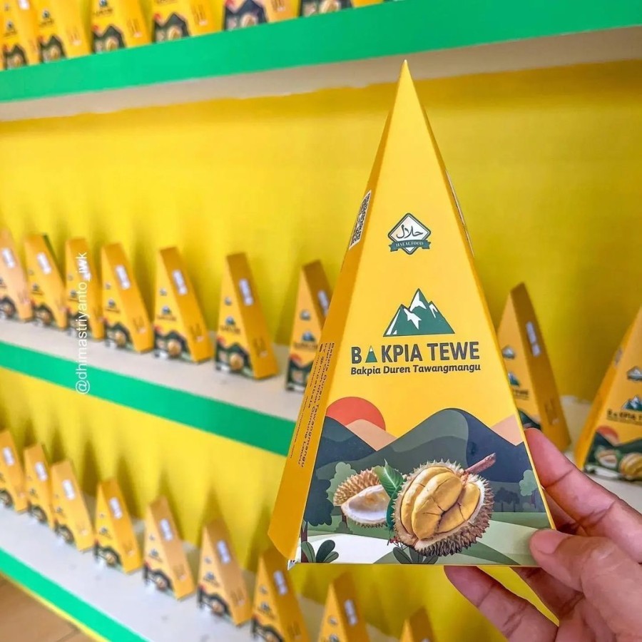 Jual Bakpia Tewe Oleh Oleh Khas Tawangmangu Rasa Durian | Shopee Indonesia