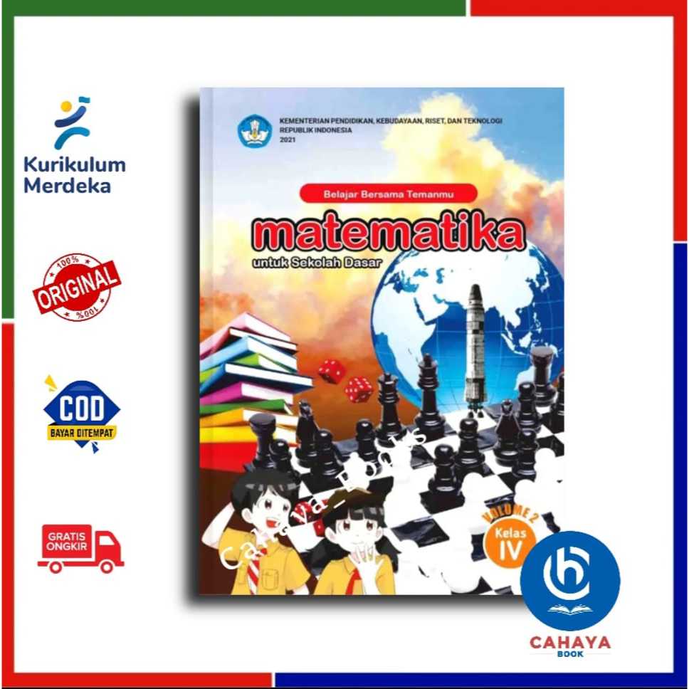 Jual Buku Siswa Matematika Kelas 4 Vol 2 SD/MI Kurikulum Merdeka | Shopee Indonesia