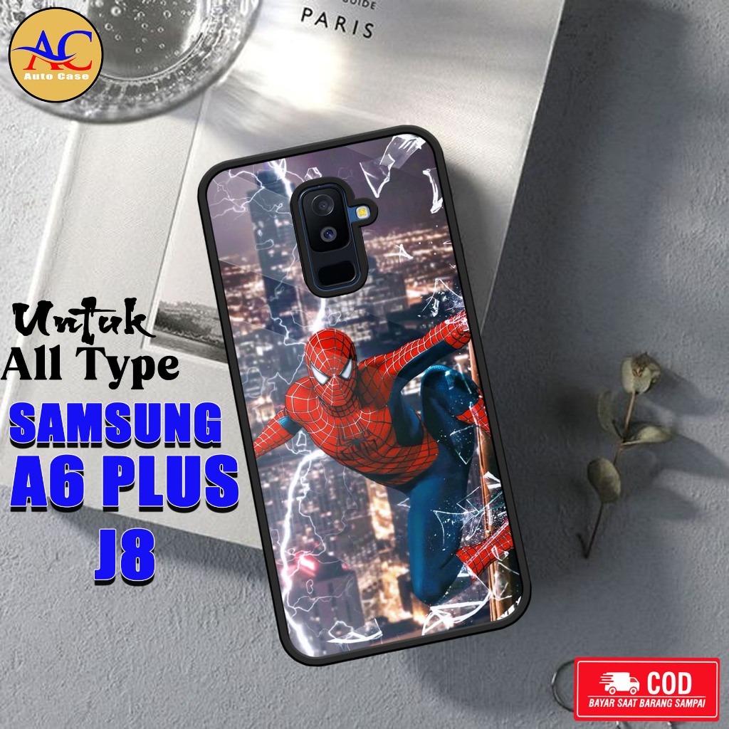 Jual Case SAMSUNG A6 PLUS J8 2018 Auto Case Motif [ SPDRMN ] Case Hp ...